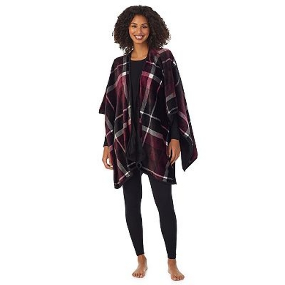 Cuddl Duds | Other | Womens Cuddl Duds Double Plush Reversible Wrap ...